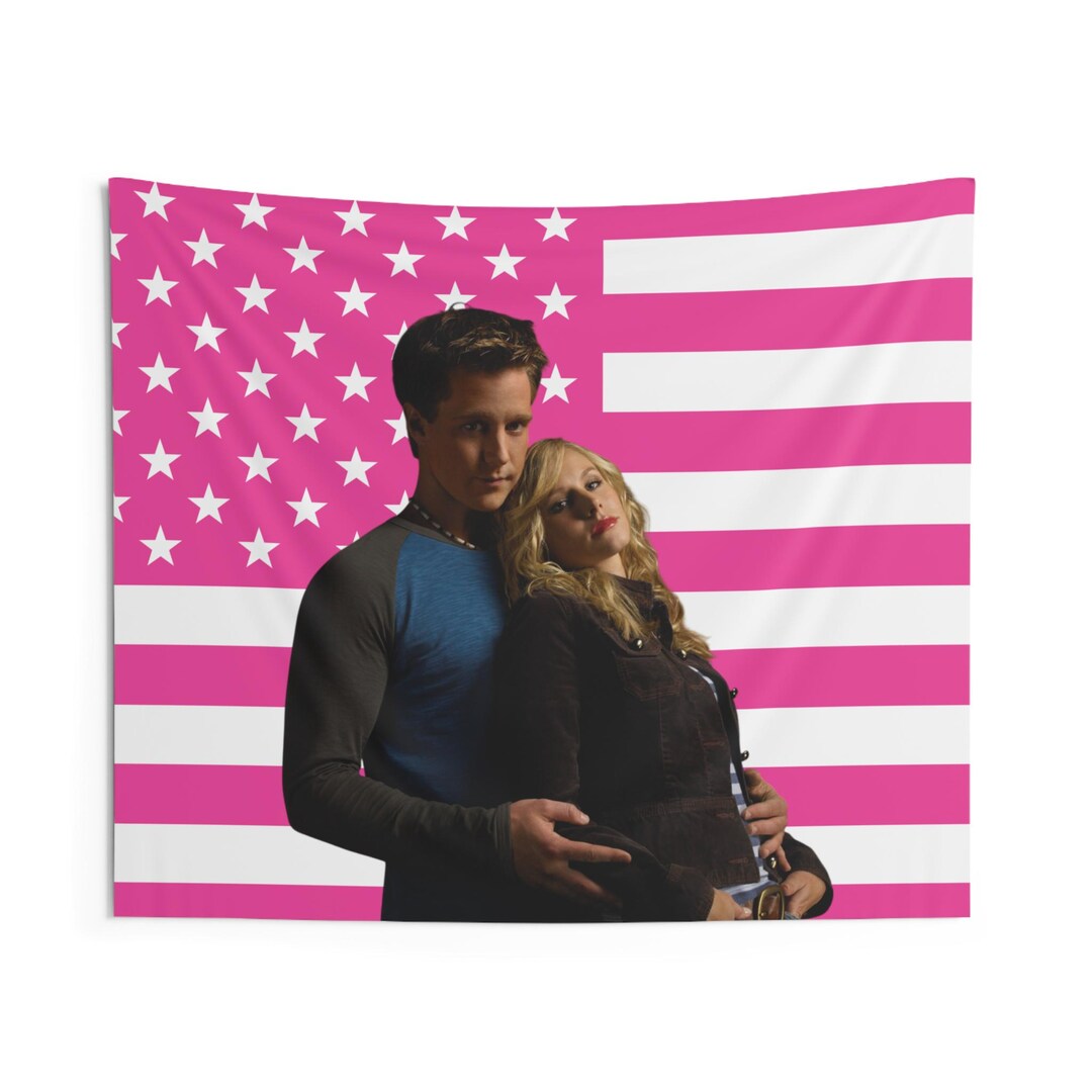 Logan Echolls and Veronica Indoor Wall Tapestries, Veronica Mars Flag ...