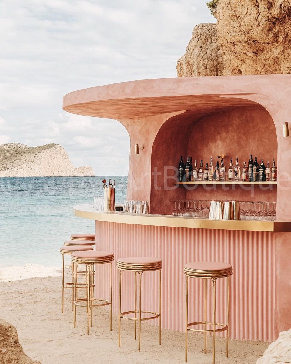 Pink Bar in Mallorca - Etsy