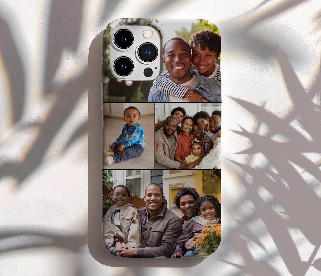 Personalized Custom Photo Collage Phone Case, Picture Collage iPhone 16 ...