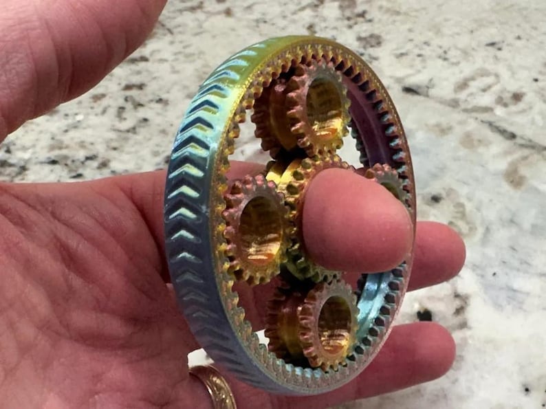 Planetary Gear Finger Fidget Spinners - Etsy