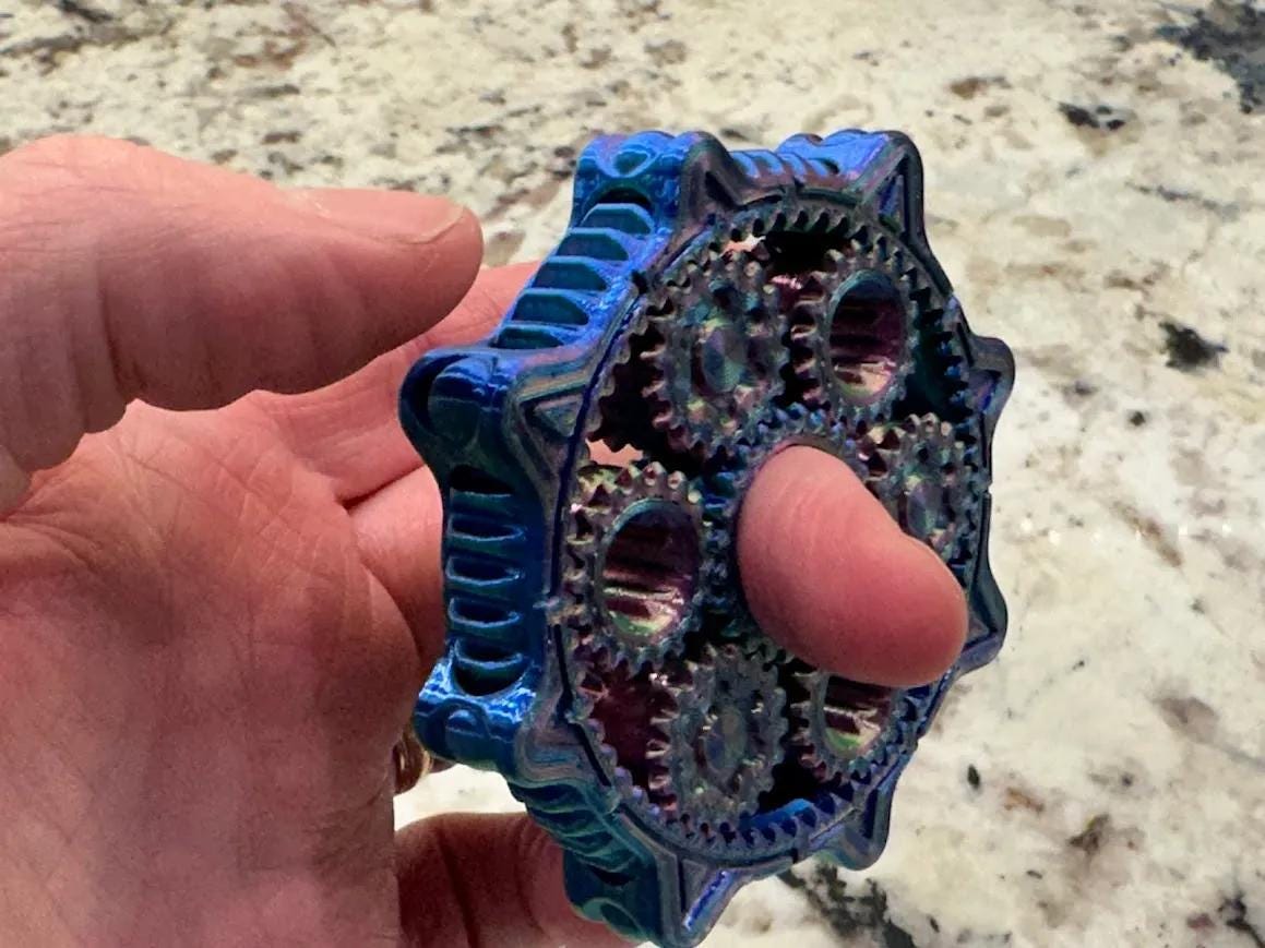 Planetary Gear Finger Fidget Spinners - Etsy