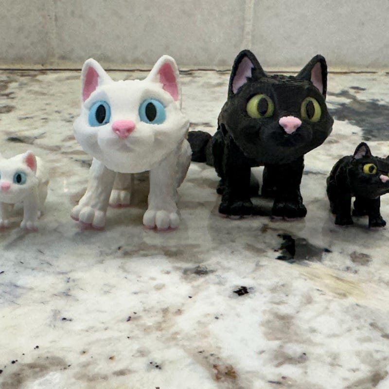 White Cat Eyes Moving - Etsy