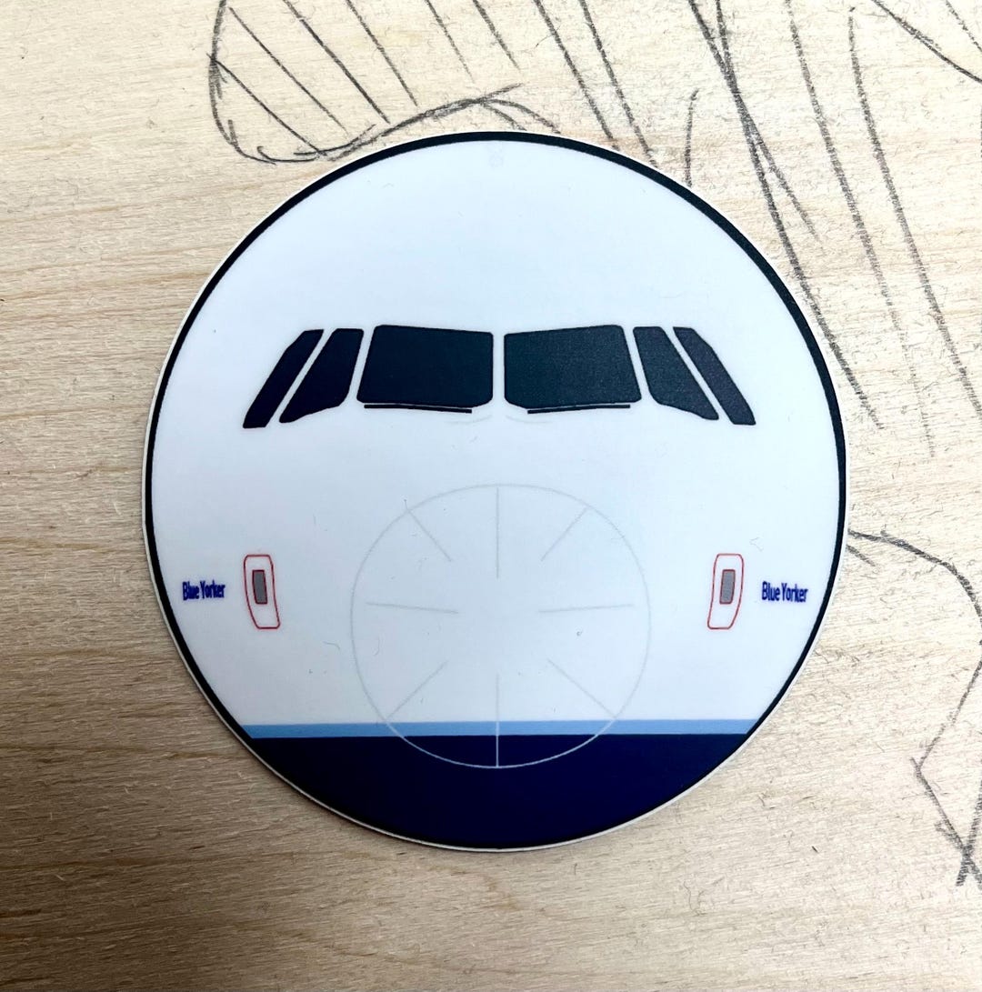 Jetblue Airbus A320/21 Old Livery Nose Sticker - Etsy