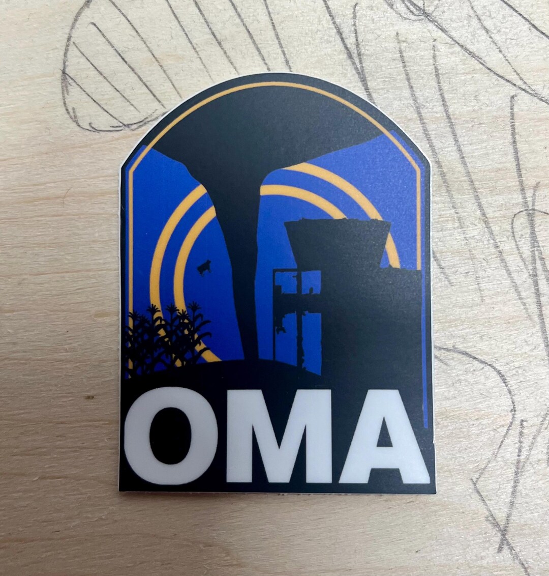 OMA omaha Airport Sticker - Etsy