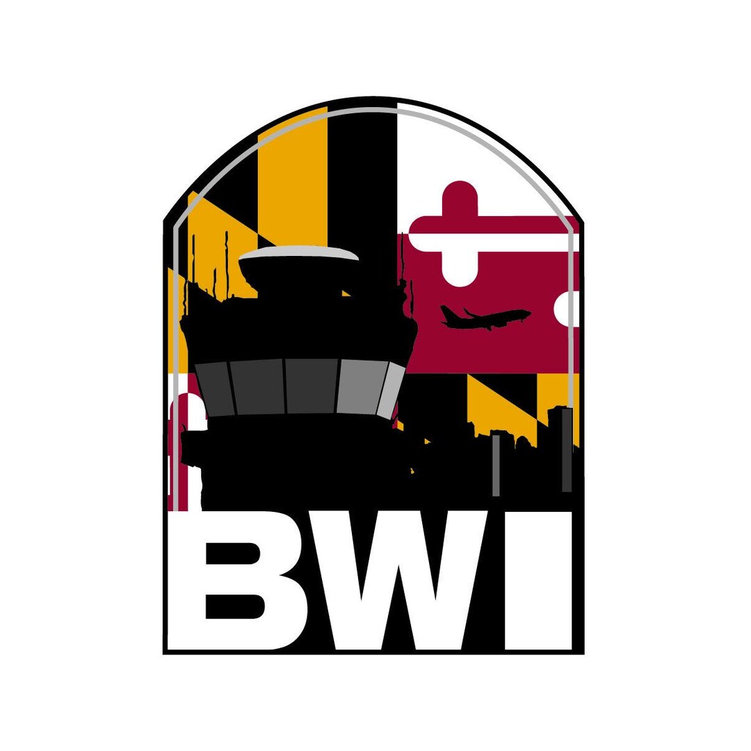 BWI (baltimore) Airport Sticker - Etsy