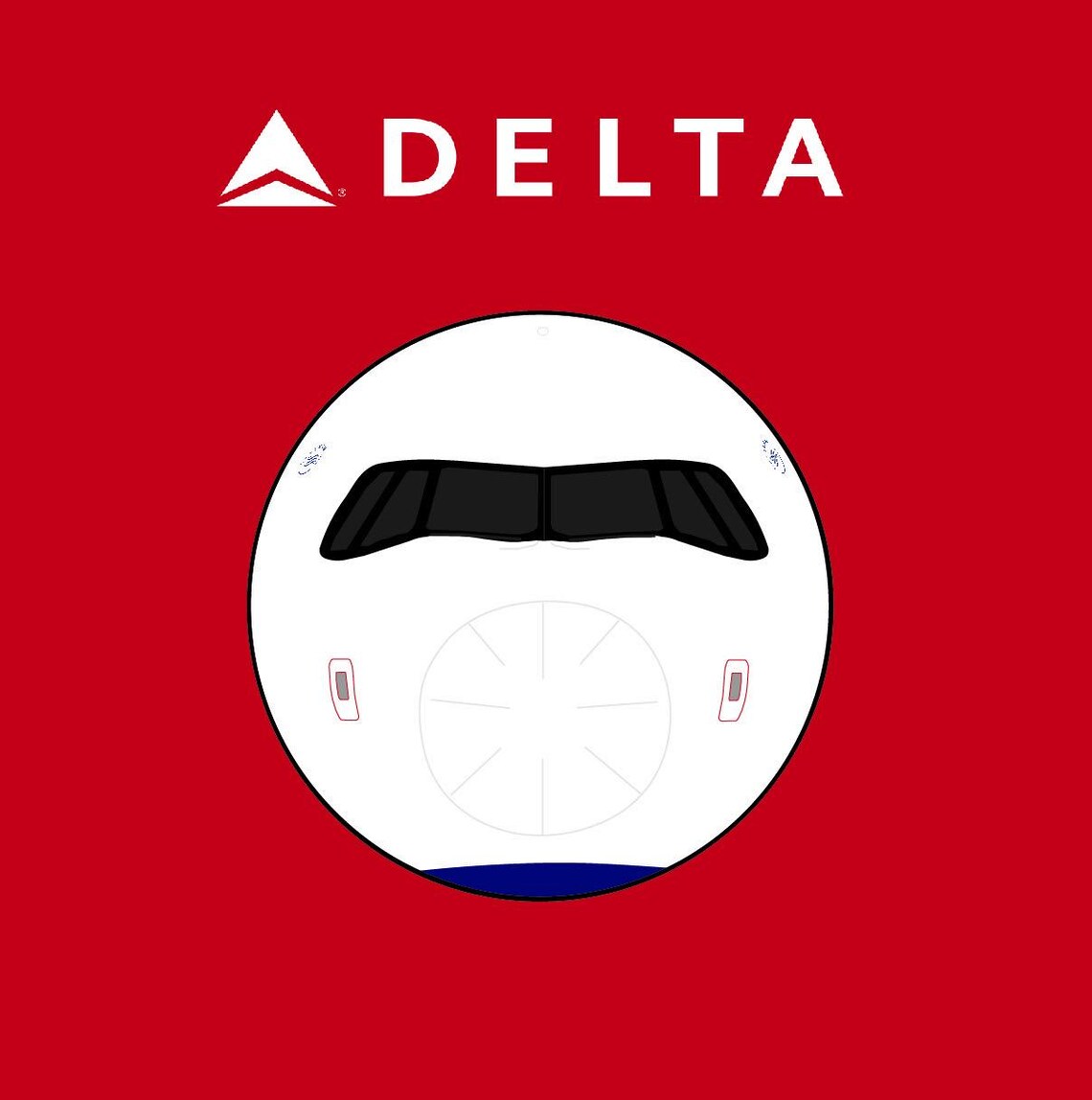 Delta Airlines Airbus A321neo Nose Sticker - Etsy
