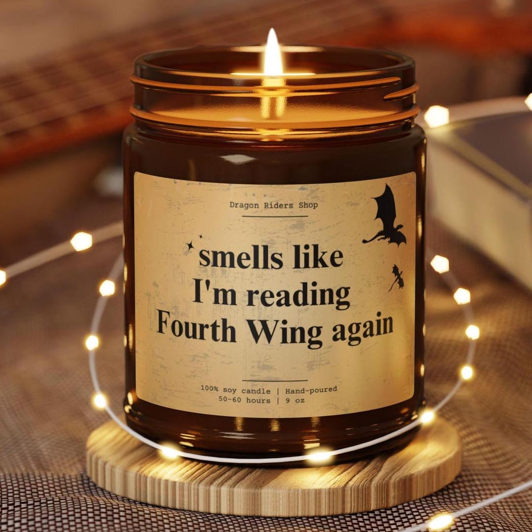 Fourth Wing Soy Candle Fourth Wing Merch Tairn Fourth Wing Gifts ...