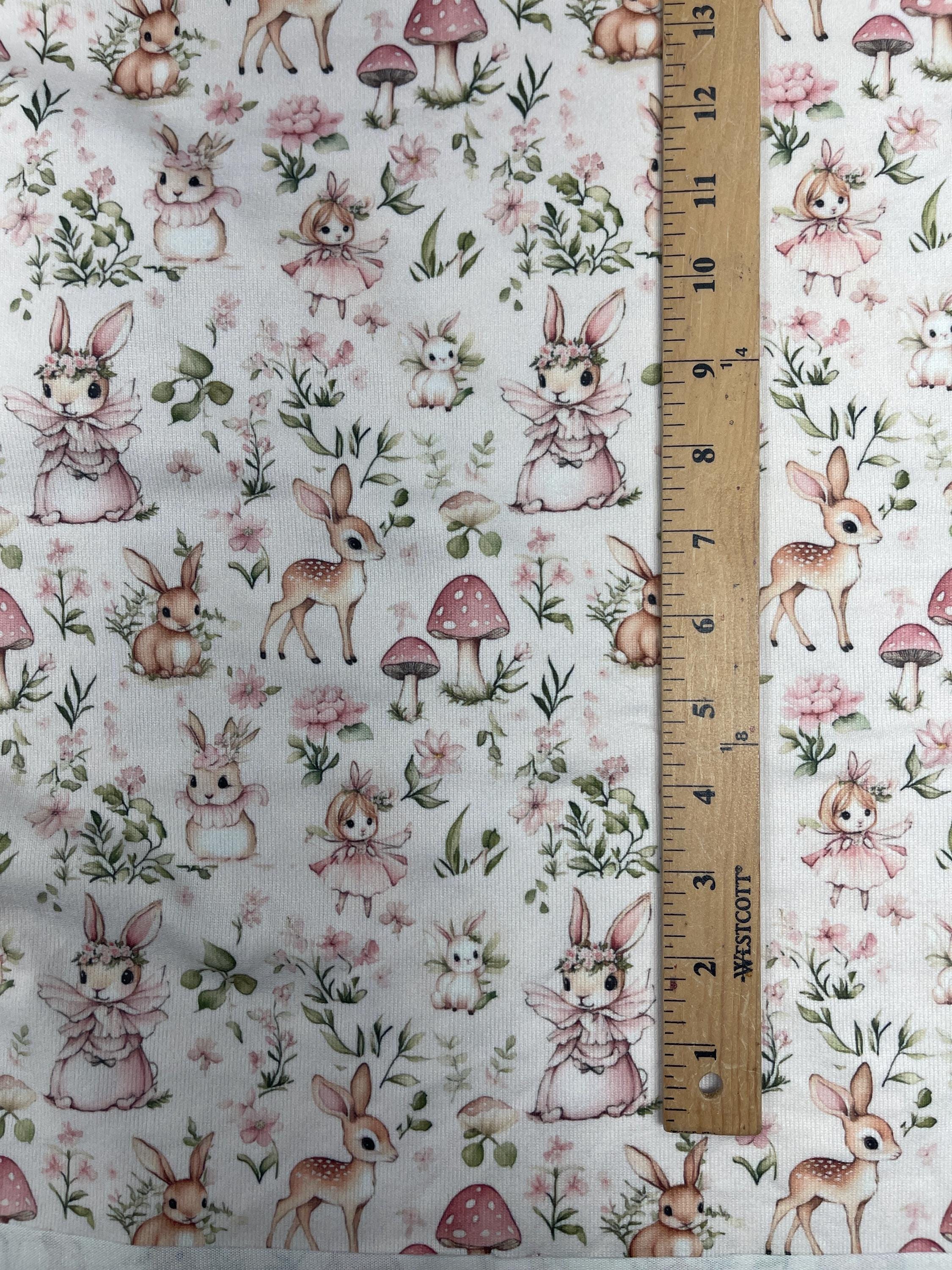 Fairy Tale Fabric. Wonderland. Watercolor Illustrations of Whimsical ...