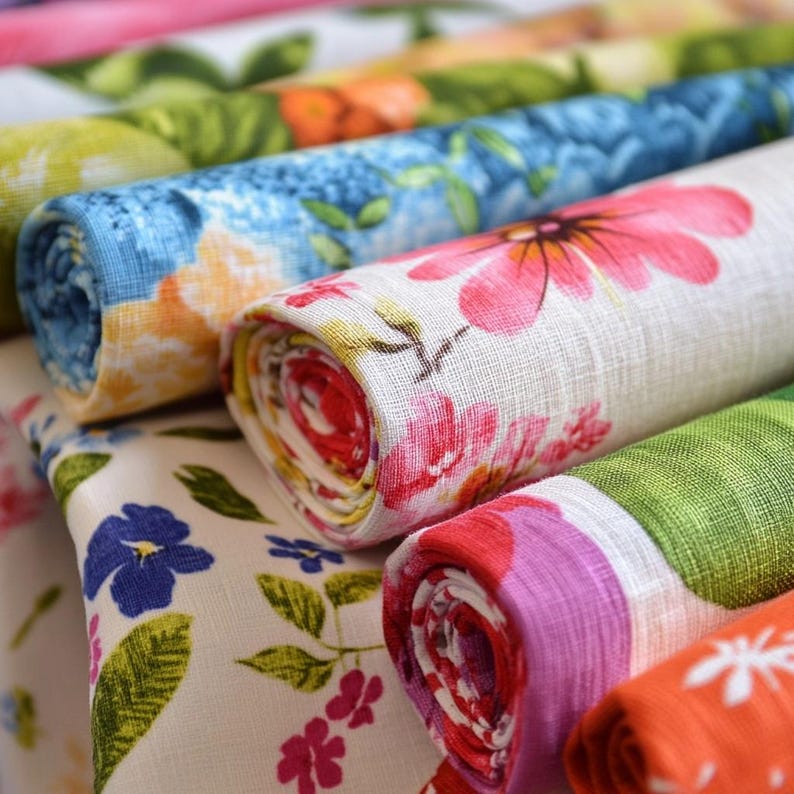 Dark Moody Fabric by the Yard Dark Floral Pillow Fabric for Moody Décor ...