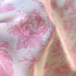 Pink Toile Fabric by the Yard. 60" Wide - Diy Home Decor - Premier ...