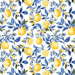 Italian Fabric. Print, Lemon Tree, Fashion Fabric, Special Design ...