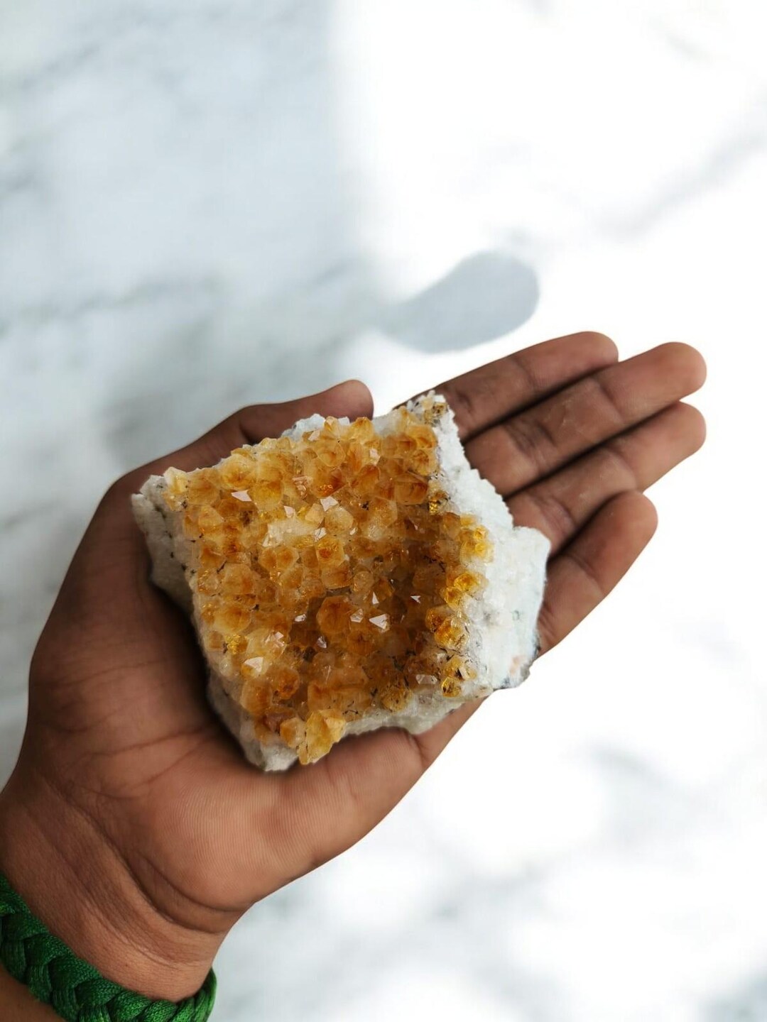 Large Citrine Crystal Druze Clusters, Raw Citrine Druzy Geode, Citrine ...