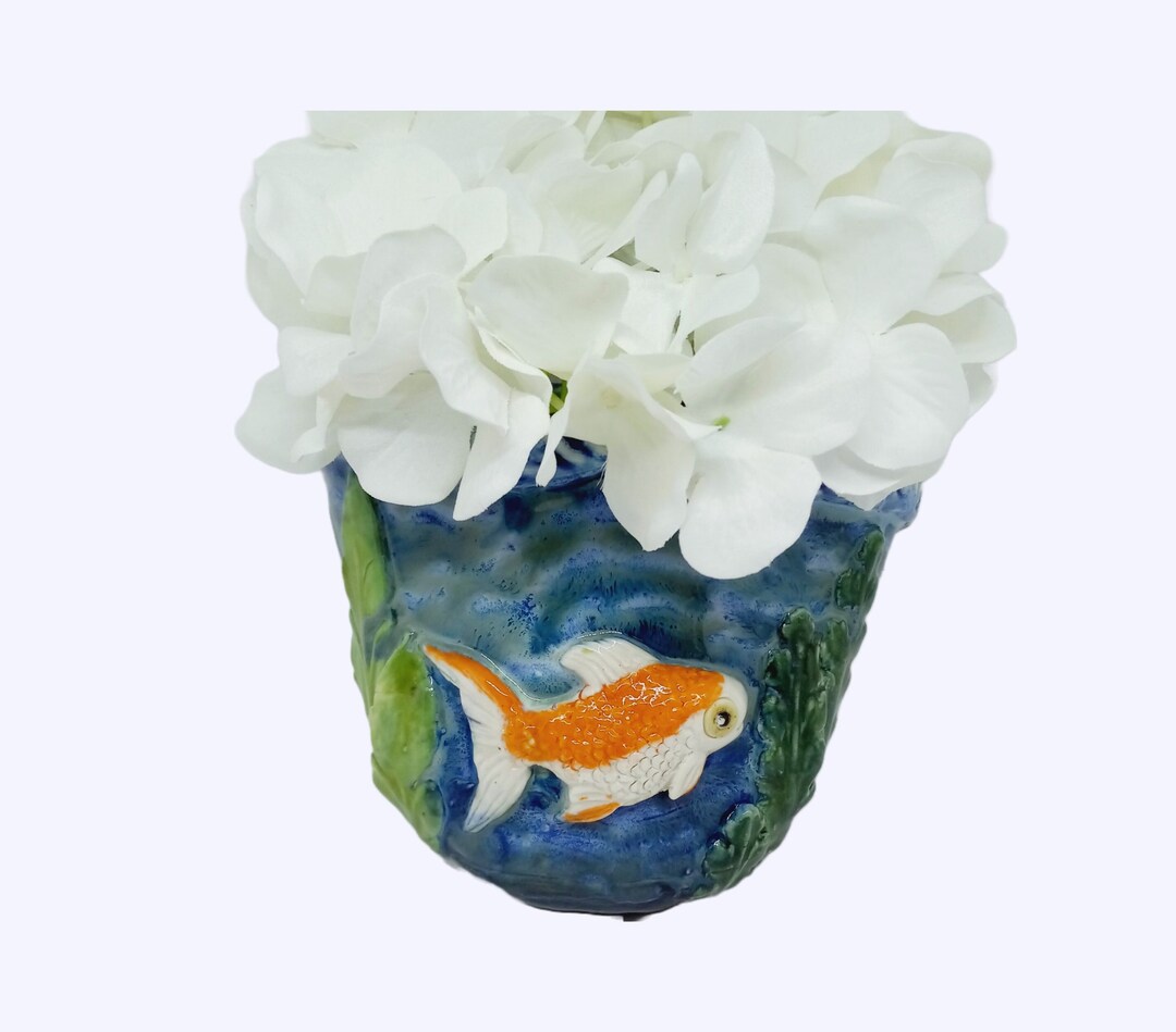 Goldfish Pot, Fine Ceramic Pottery - Etsy