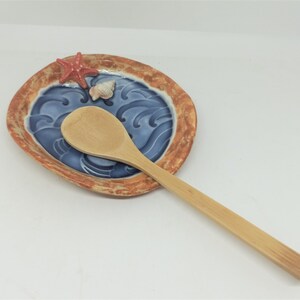 Seashore Beach Starfish Sea Shell Ceramic Spoon Rest Soap - Etsy