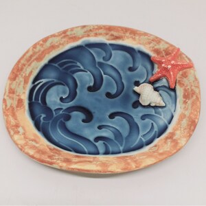 Seashore Beach Starfish Sea Shell Ceramic Spoon Rest Soap - Etsy