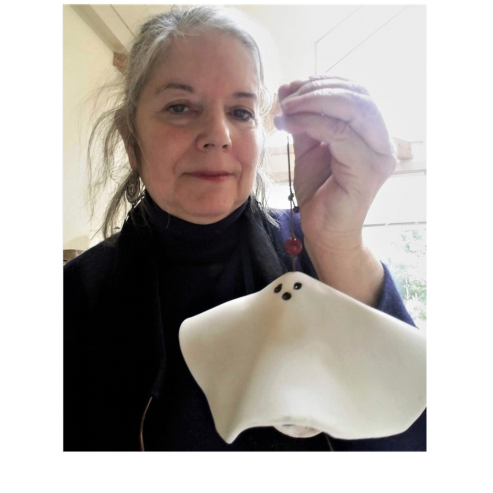 Ghost Bell Porcelain Garden Decor for Halloween - Etsy