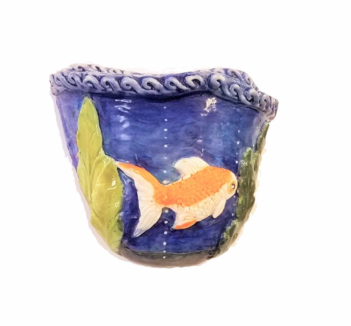 Goldfish Pot Fine Ceramic Pottery | Etsy