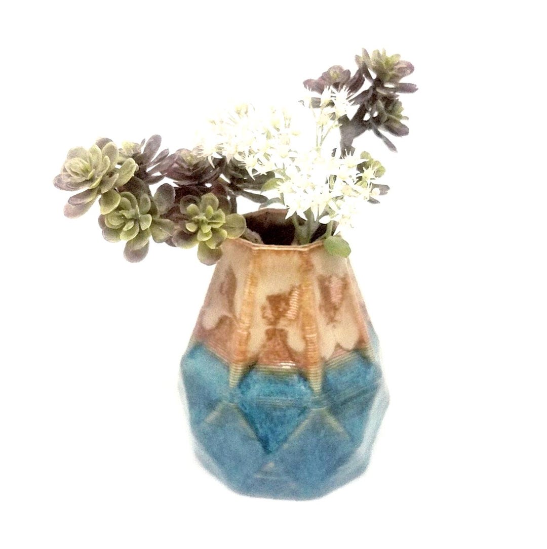 Ceramic 3D Printed Porcelain Mini Vase Pot - Etsy