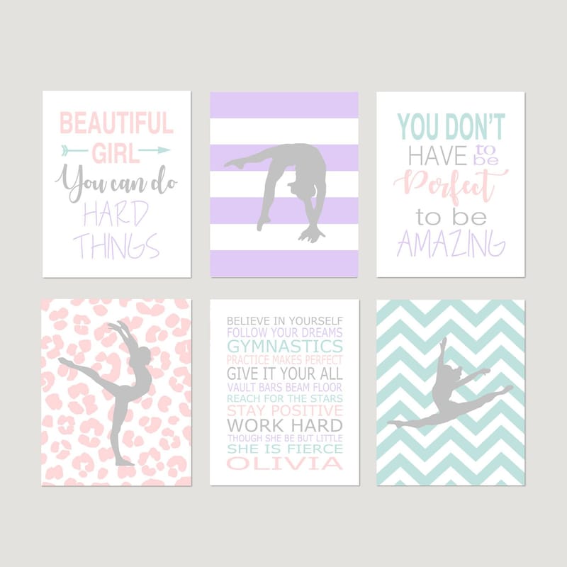 Gymnastics Wall Art - Etsy