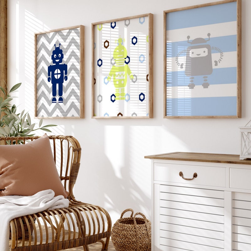 Robot Nursery - Etsy