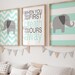 Mint Elephant Nursery Decor Elephant Nursery Art Mint - When You Took ...