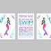 MERMAID Wall Art Mermaid Bedroom Art MERMAID RULES Print Mermaid Quote ...
