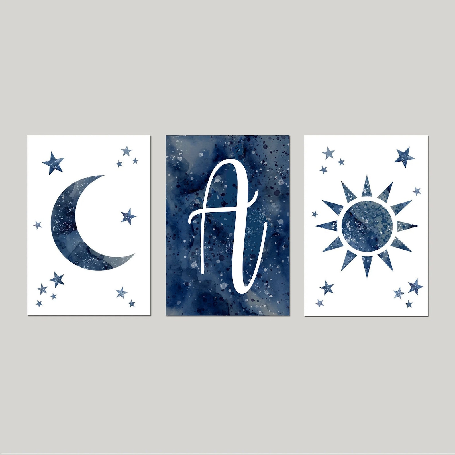 Celestial Girl Room Decor, Tween Girl Bedroom Decor, Sun and Moon Wall ...