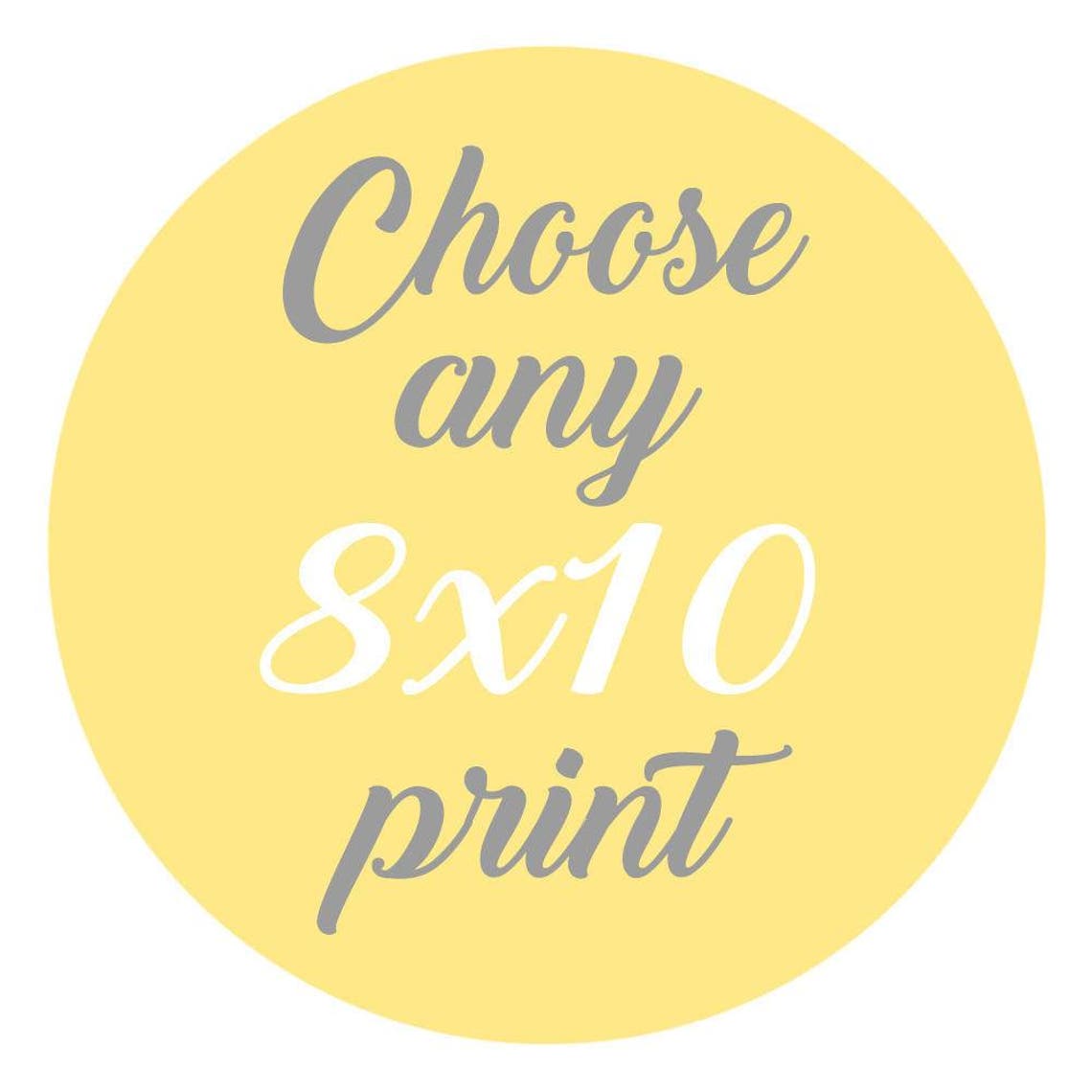 SALE - Mix and Match - Create Your Own Set - Choose Any One 8x10 Inch ...