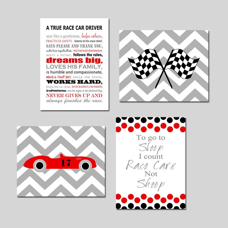Race Car Nursery Art, Racing Nursery Decor, Race Nursery Art, Racecar ...