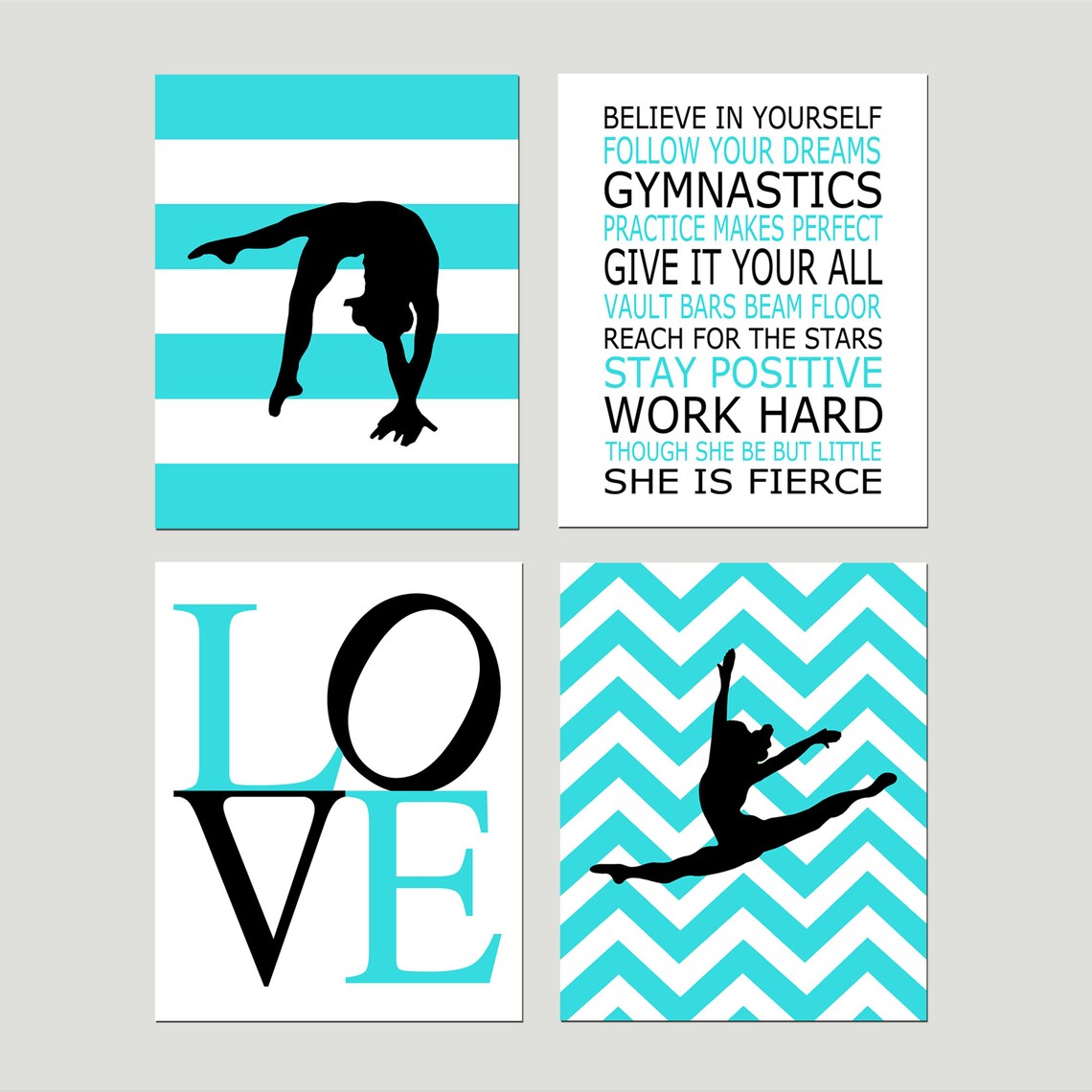 Gymnastics Wall Decor Gymnastics Room Decor Gymnastics | Etsy