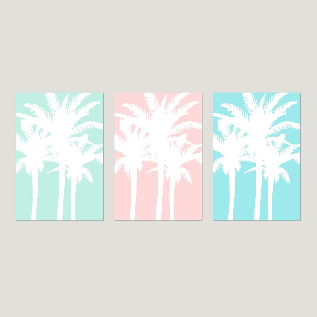 Palm Tree Print Palm Tree Wall Art Tropical Prints Modern - Etsy