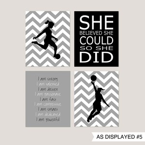 Girls Sports Decor for Girl Bedroom Decor, Girls Soccer Art, Girls ...