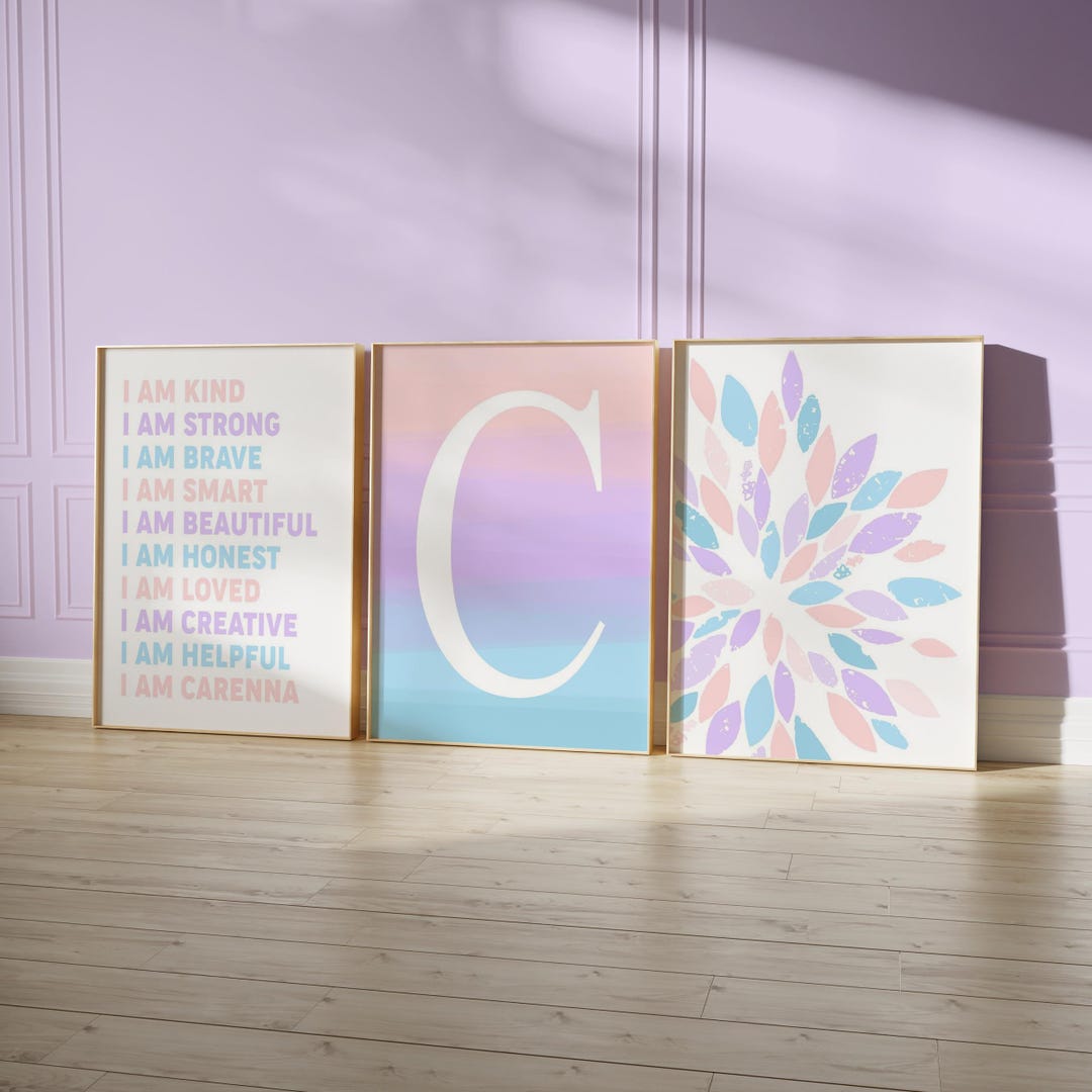 Tween Bedroom Ideas, Positive Affirmations for Girls Room Decor, Tween ...