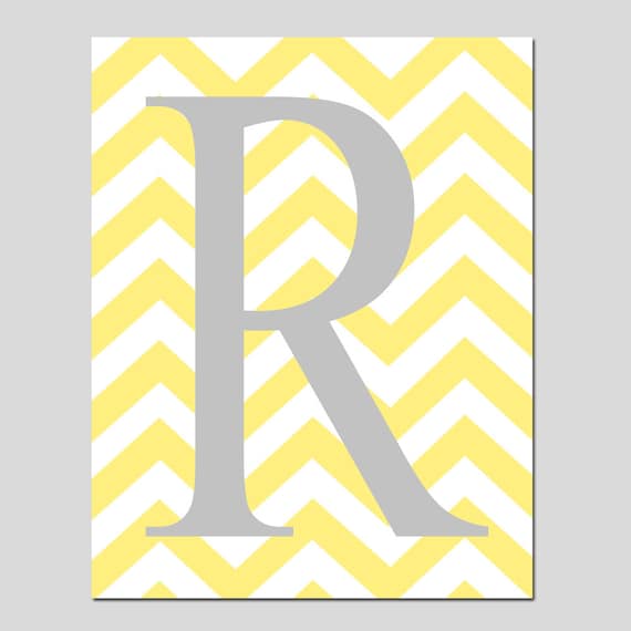 Rebecca Chevron Letters