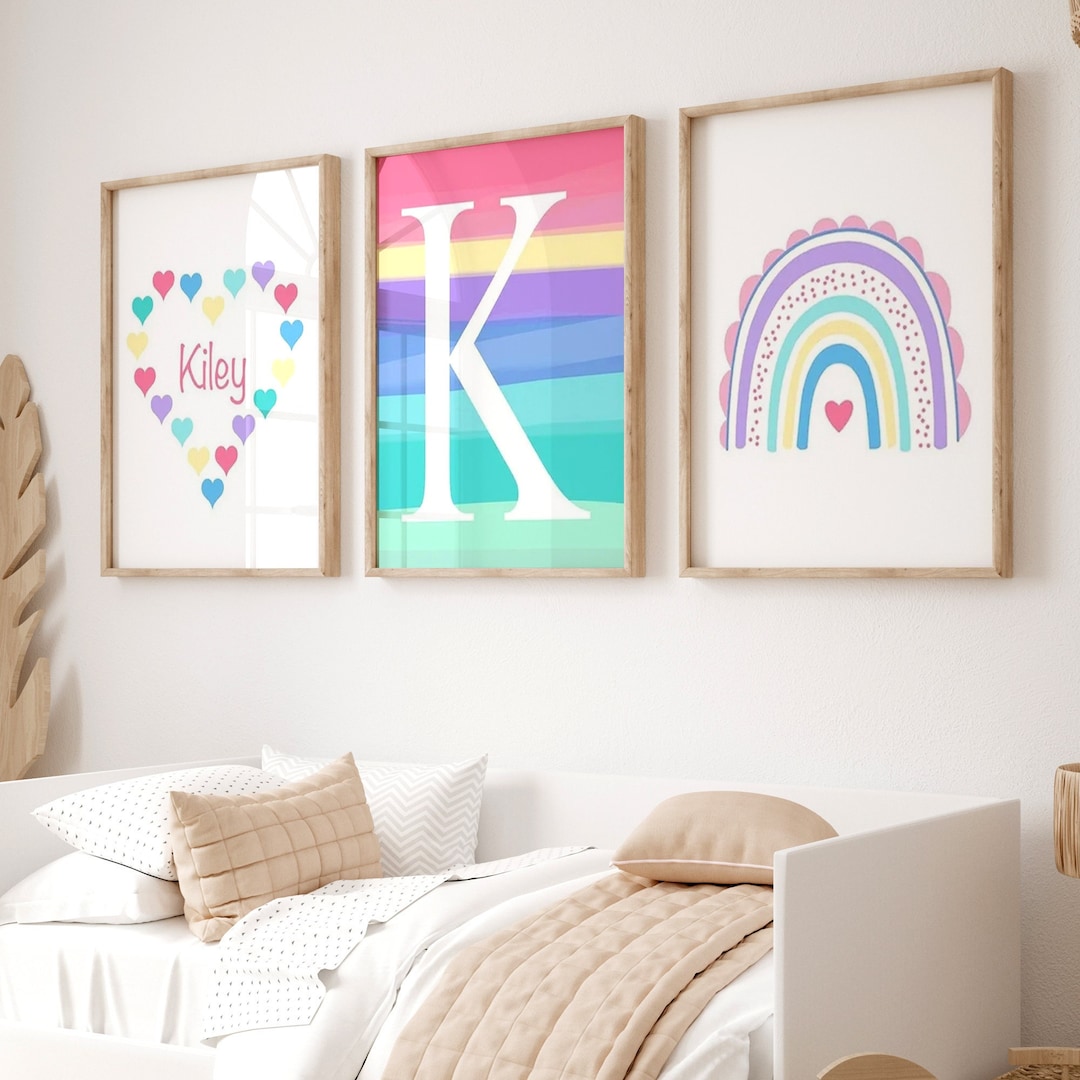 Toddler Girl Room Decor, Little Girls Bedroom Decor Bright, Tween Girl ...