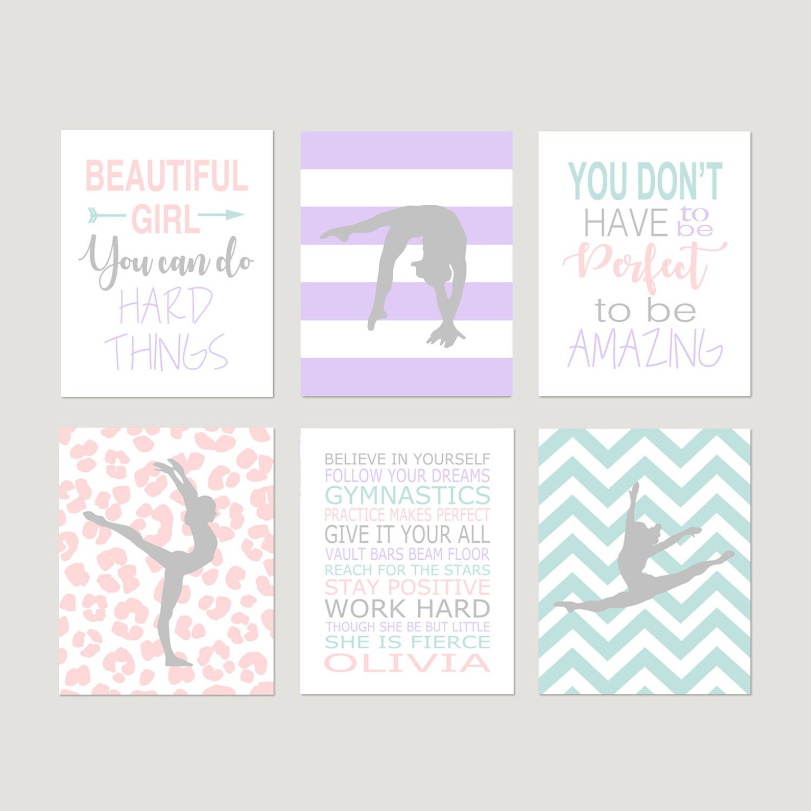 Gymnastics Art Gymnastics Decor Gymnastics Wall Art - Etsy