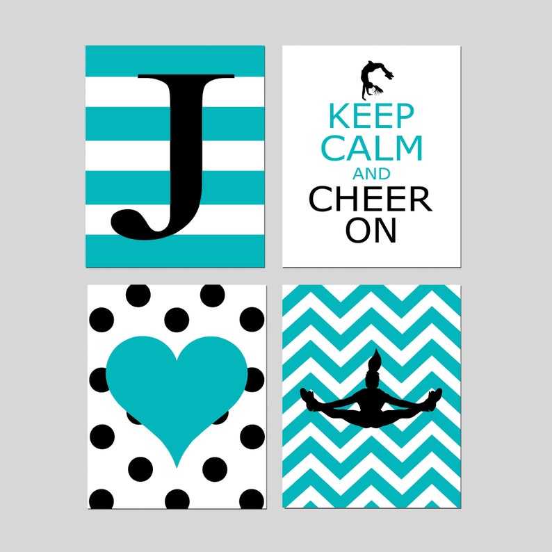 Cheerleading Decor, Tween Girl Room Decor, Cheer Art, Girls Bedroom ...