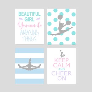 Cheerleading Art Cheerleading Wall Art Cheerleading Decor - Etsy
