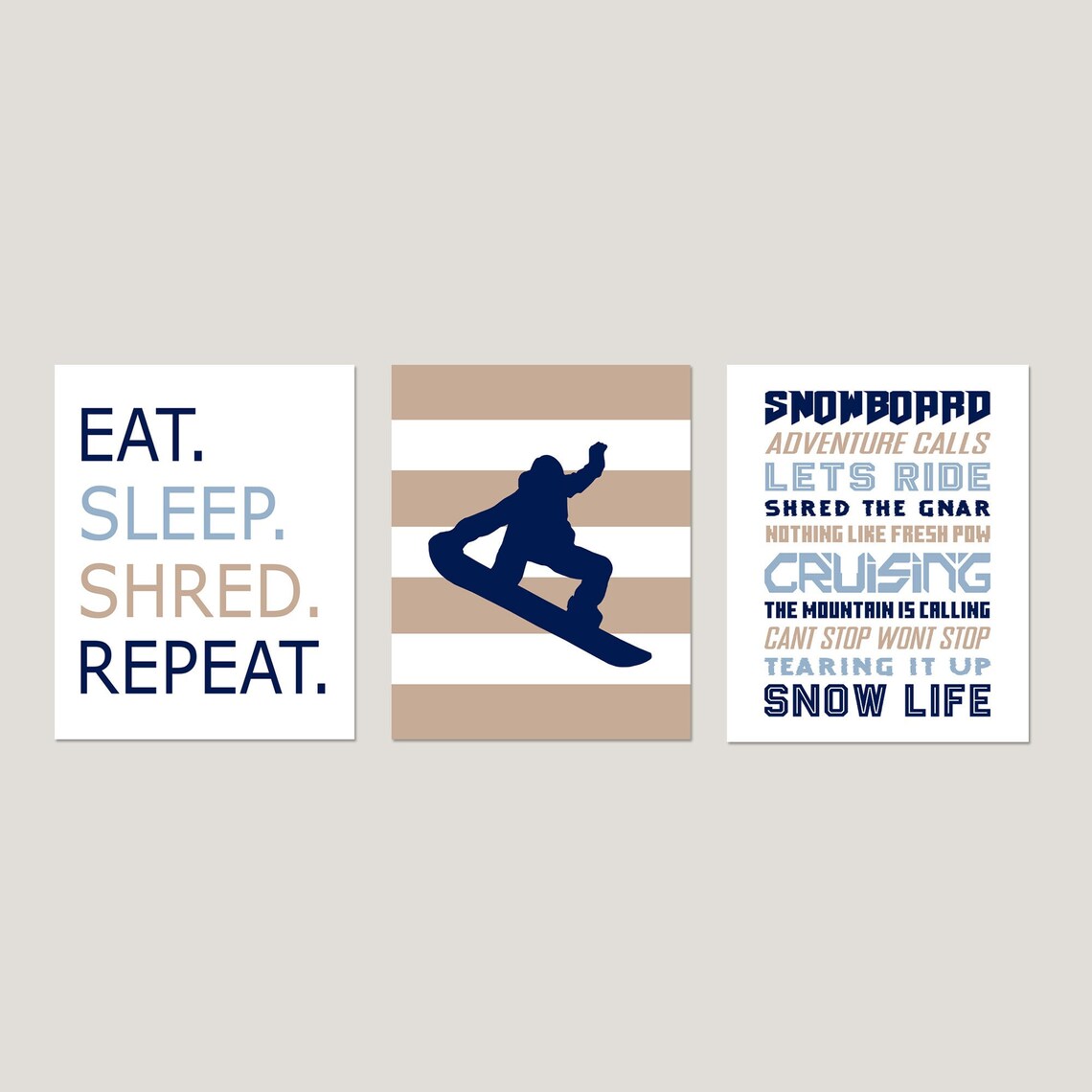 Snowboarding Art for Teen Boy Room Decor, Snowboarding Poster ...