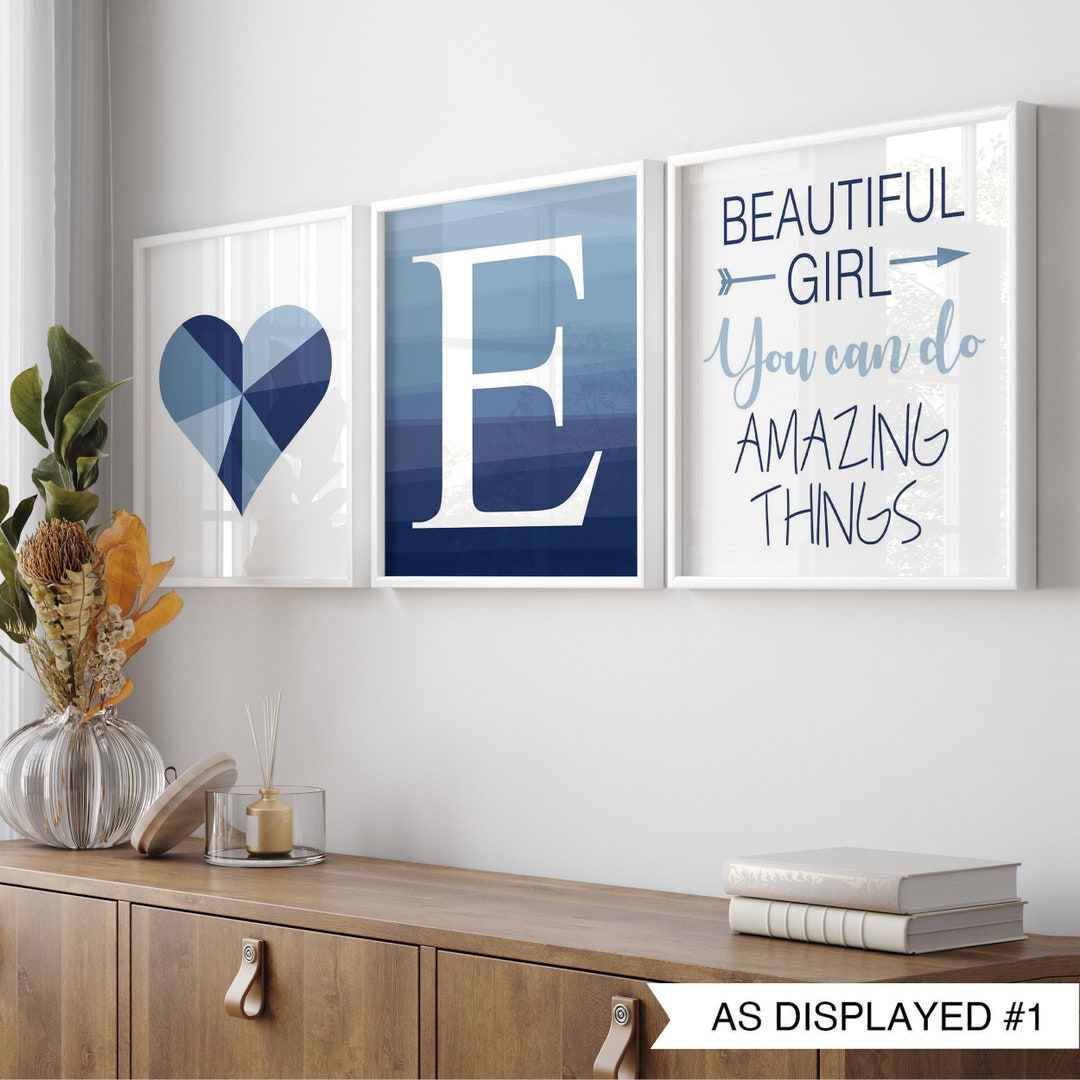 Tween Girl Wall Decor Blue, Tween Room Decor Girl, Quotes for Girls ...