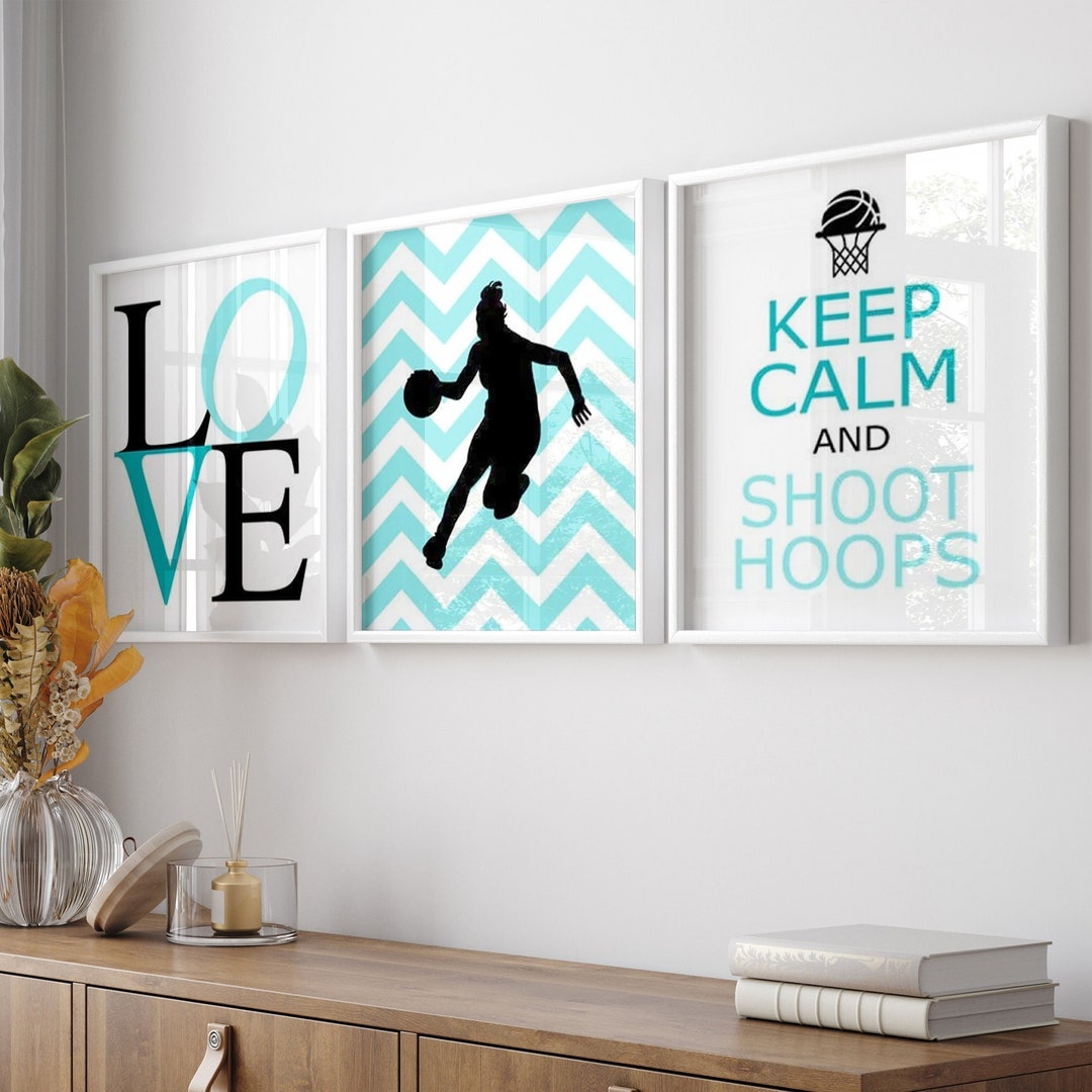 Girl Basketball Decor Girl Basketball Wall Art, Girl Basketball Room ...