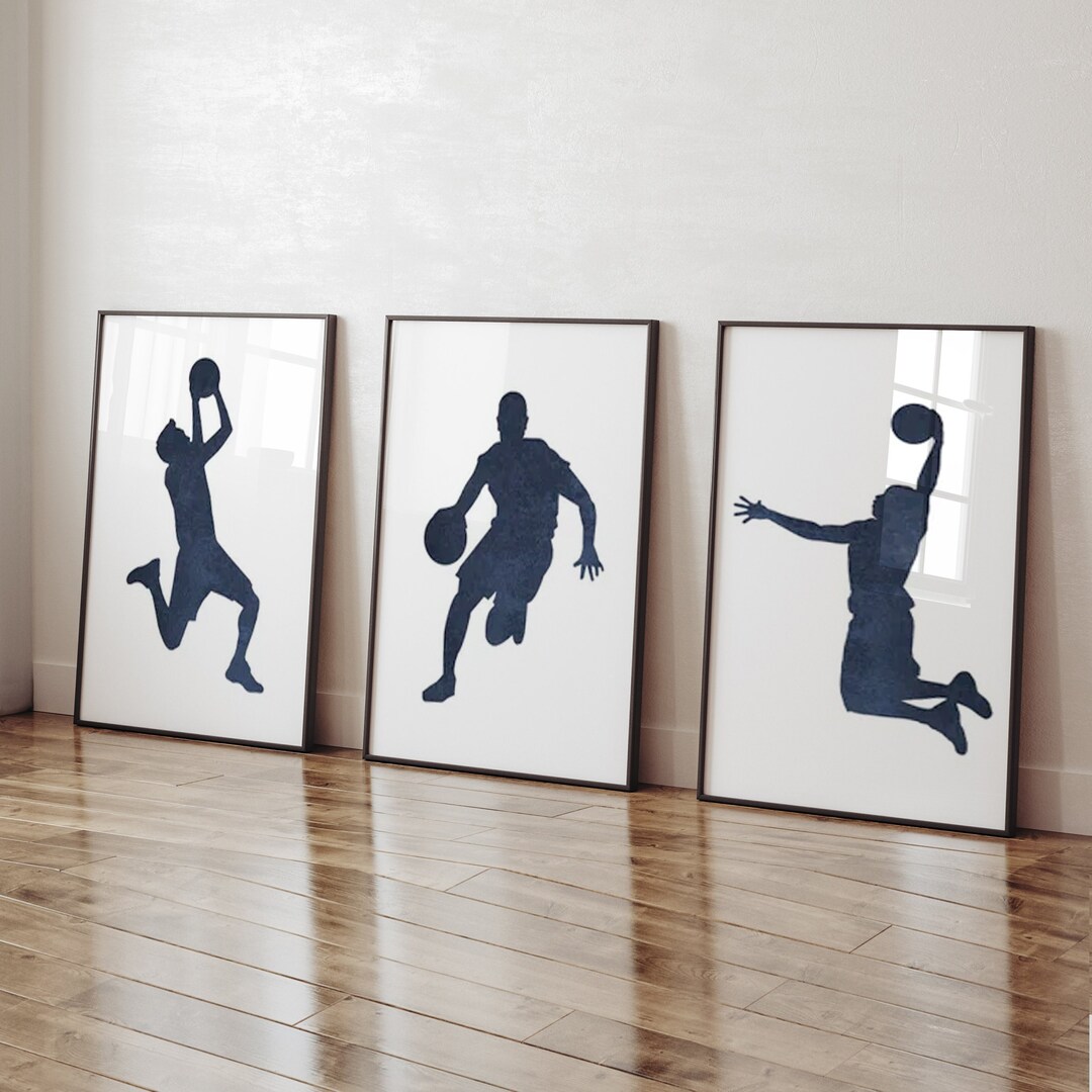 Boys Basketball Decor, Basketball Wall Art for Boys Room, Teenage Boy ...