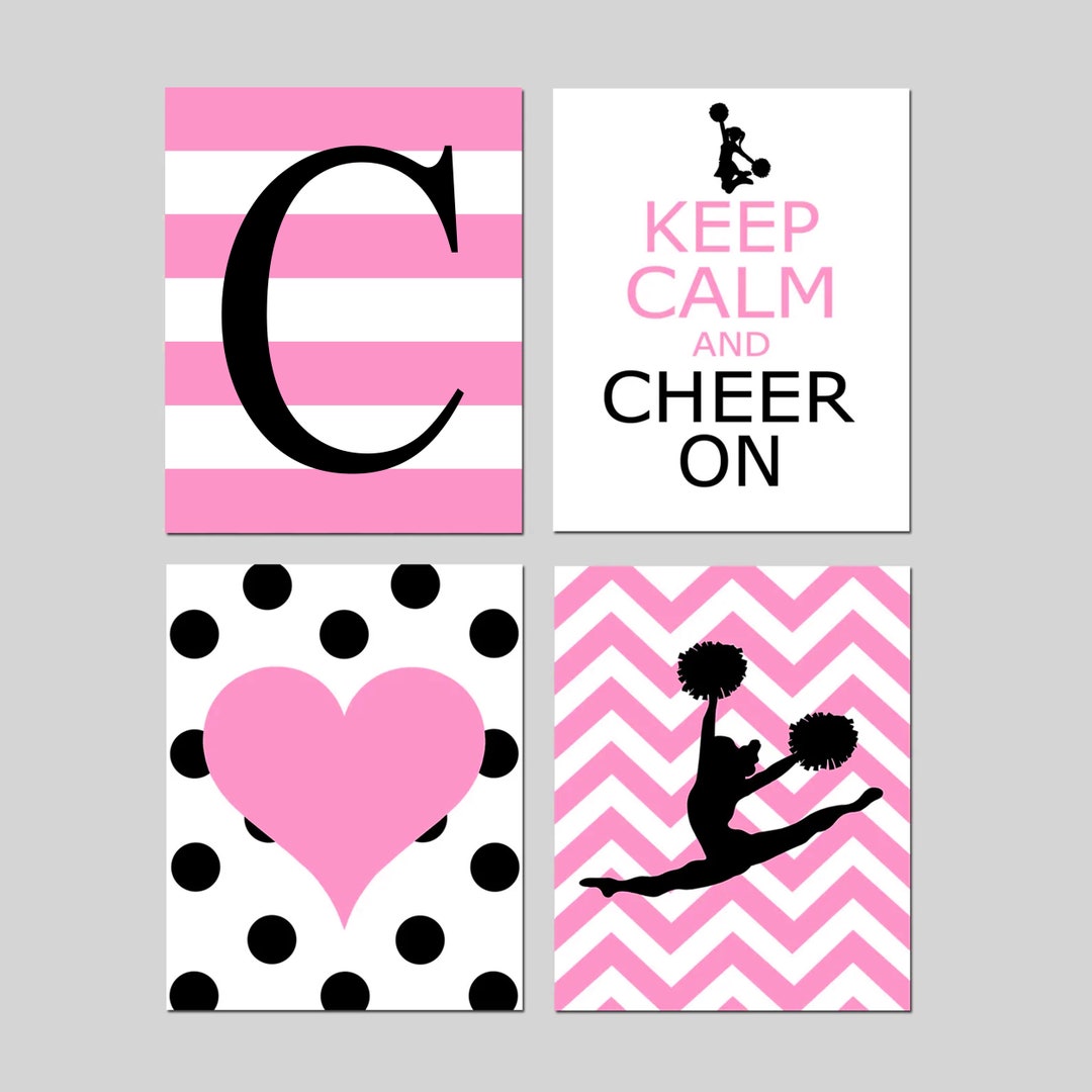 Cheerleading Room Decor for Girls, Cheerleader Wall Art, Cheerleader ...