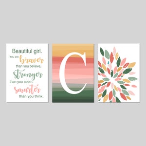 Tween Girl Wall Art, Inspiring Quotes for Girl Room Decor, Gift for ...