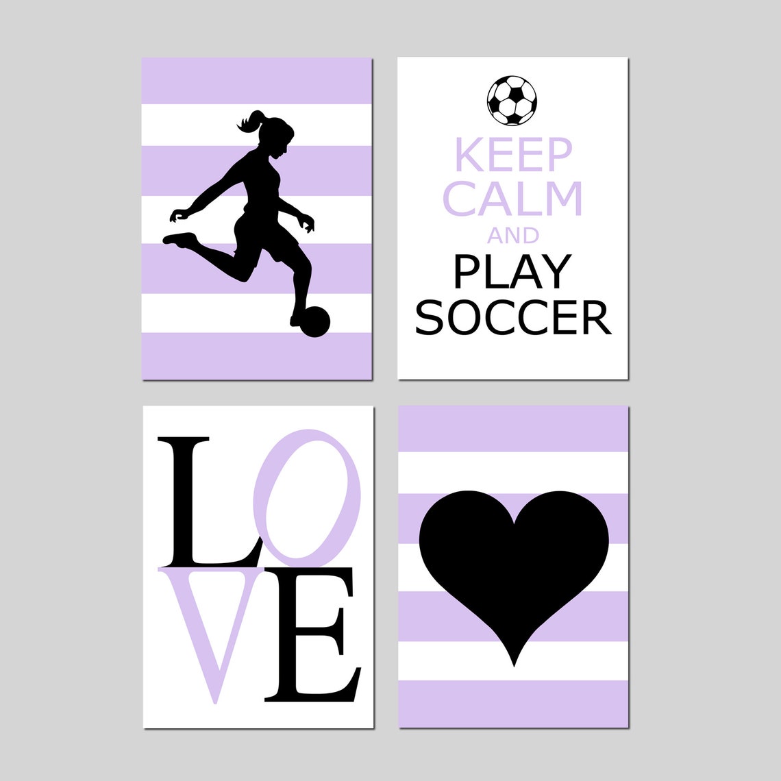 Soccer Decor for Girls Soccer Wall Art Girls Soccer Decor - Etsy