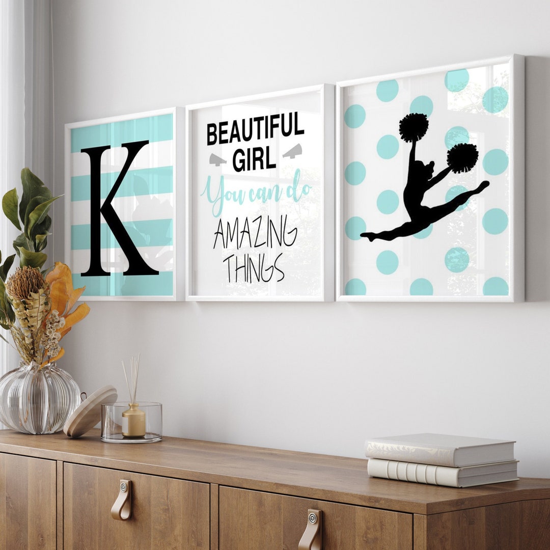 Cheerleading Art, Cheerleading Decor, Cheerleader Room Decor ...