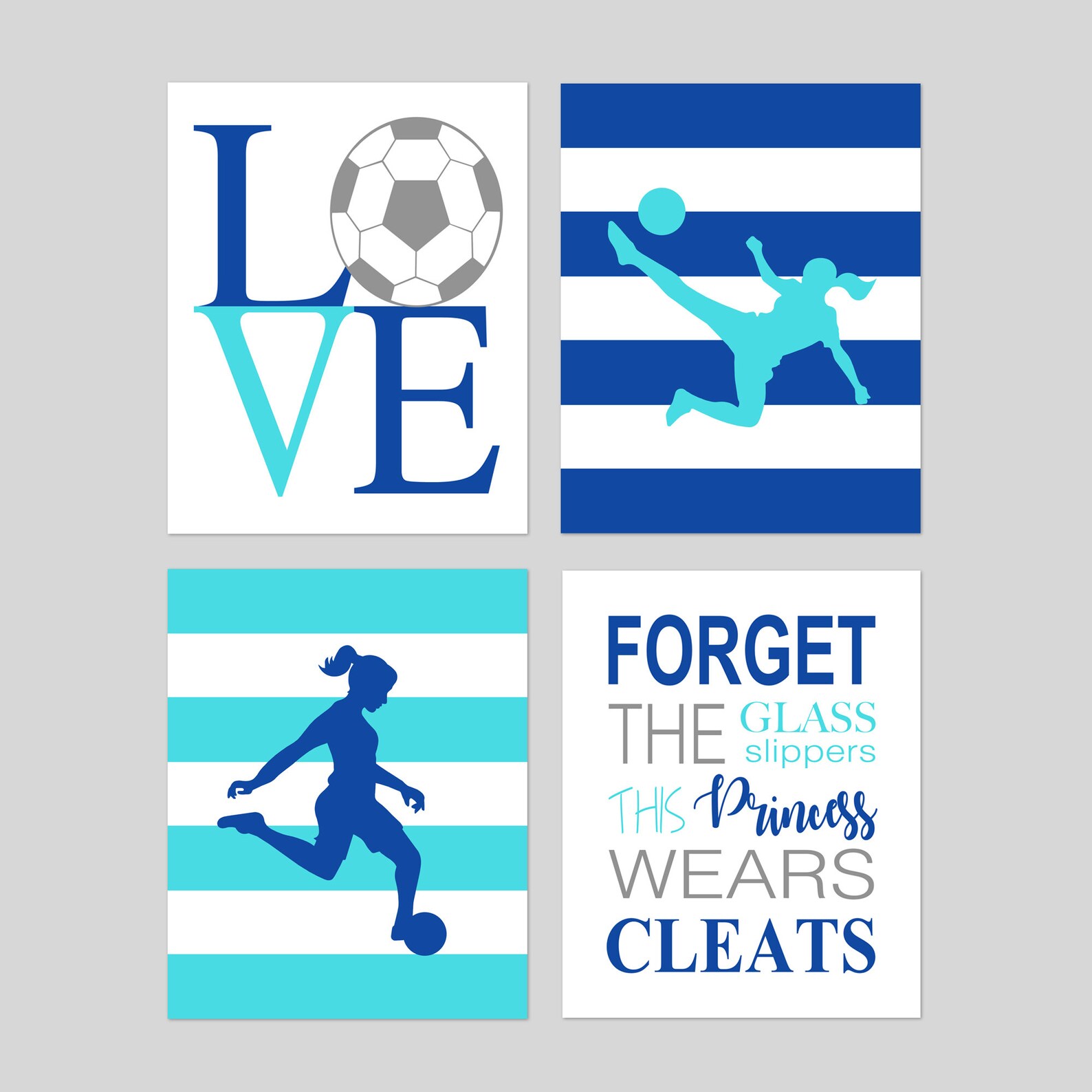 Girls Soccer Decor Soccer Decorations for Girls Room Decor - Etsy