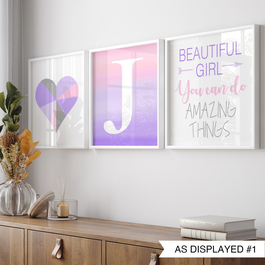 Tween Girl Wall Art, Tween Room Decor Girl, Inspiring Quotes for Girl ...