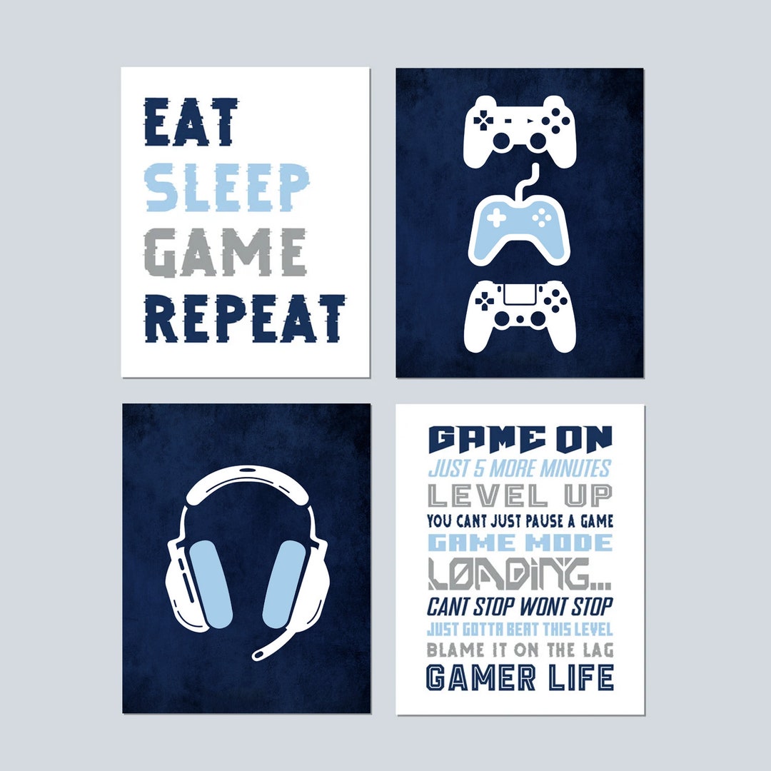 Video Game Decor, Gamer Wall Decor, Video Game Decorations, Gamer Room ...