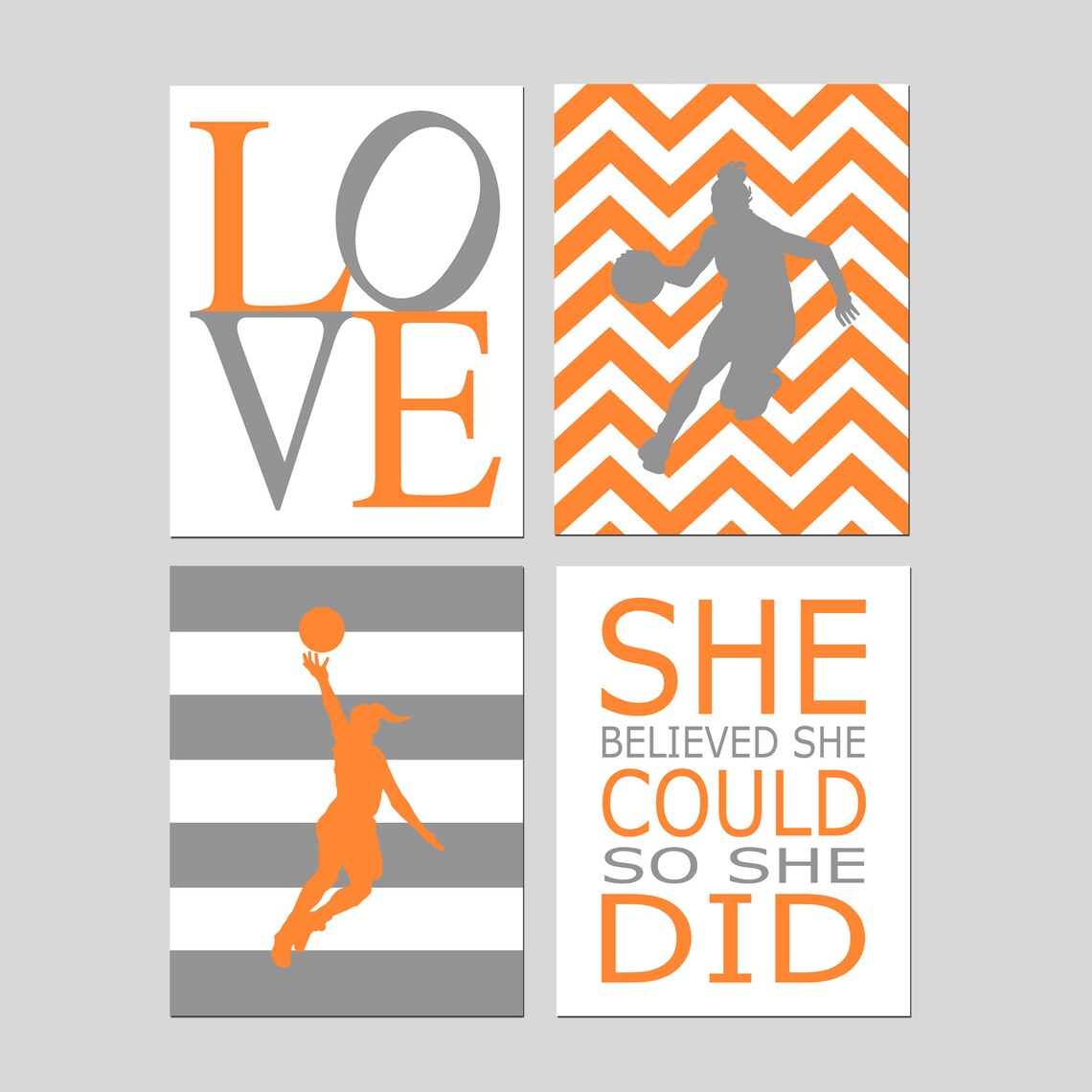 Girls Basketball Wall Art Girls Basketball Decor Girls - Etsy